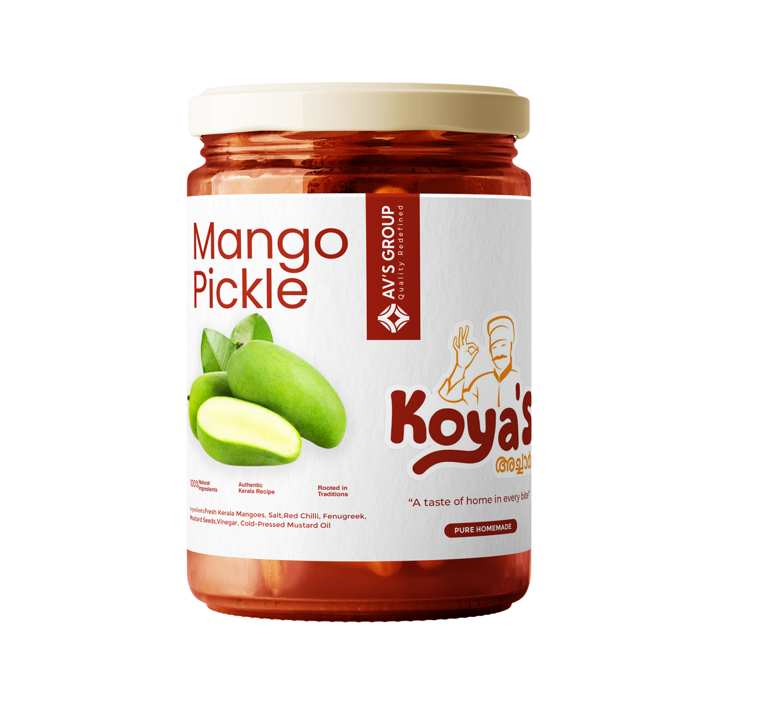 Koyas Pickle Authentic Kerala Homemade Tender Mango Pickle ...
