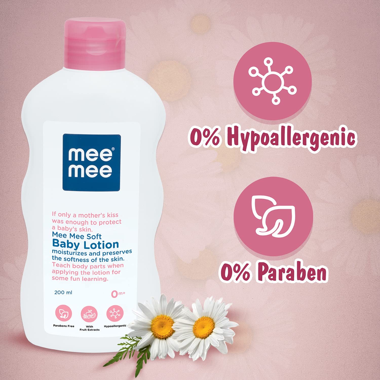 Mee Mee Baby Lotion With Fruit Extracts- 200 ml (Single Pack)