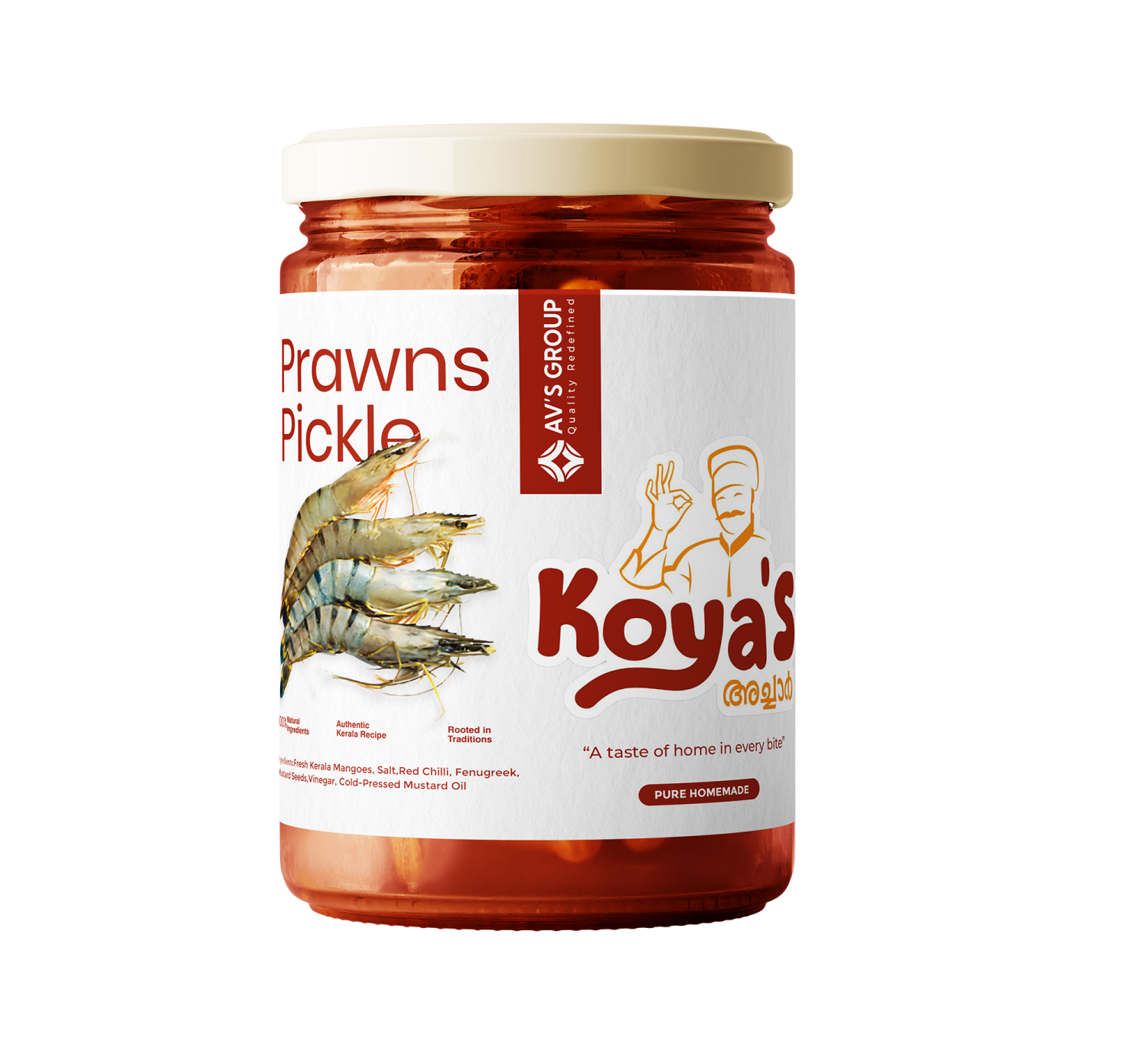 Koyas Pickle Prawn Pickle | Authentic, Chemeen Pickle | Jheenga Achaar ...