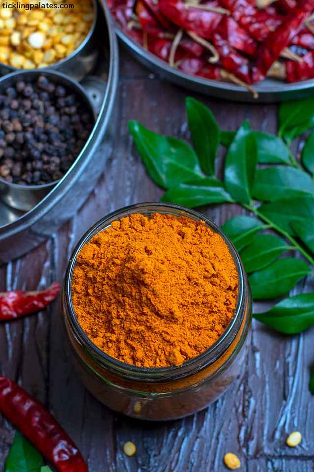 Greenz Fresh Homemade Tasty Sambar Powder (സാമ്പാർ പൊടി) - 250g ...
